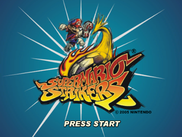 SuperMarioStrikers-EarlyTitle.png - Albums des jeux - RomStation