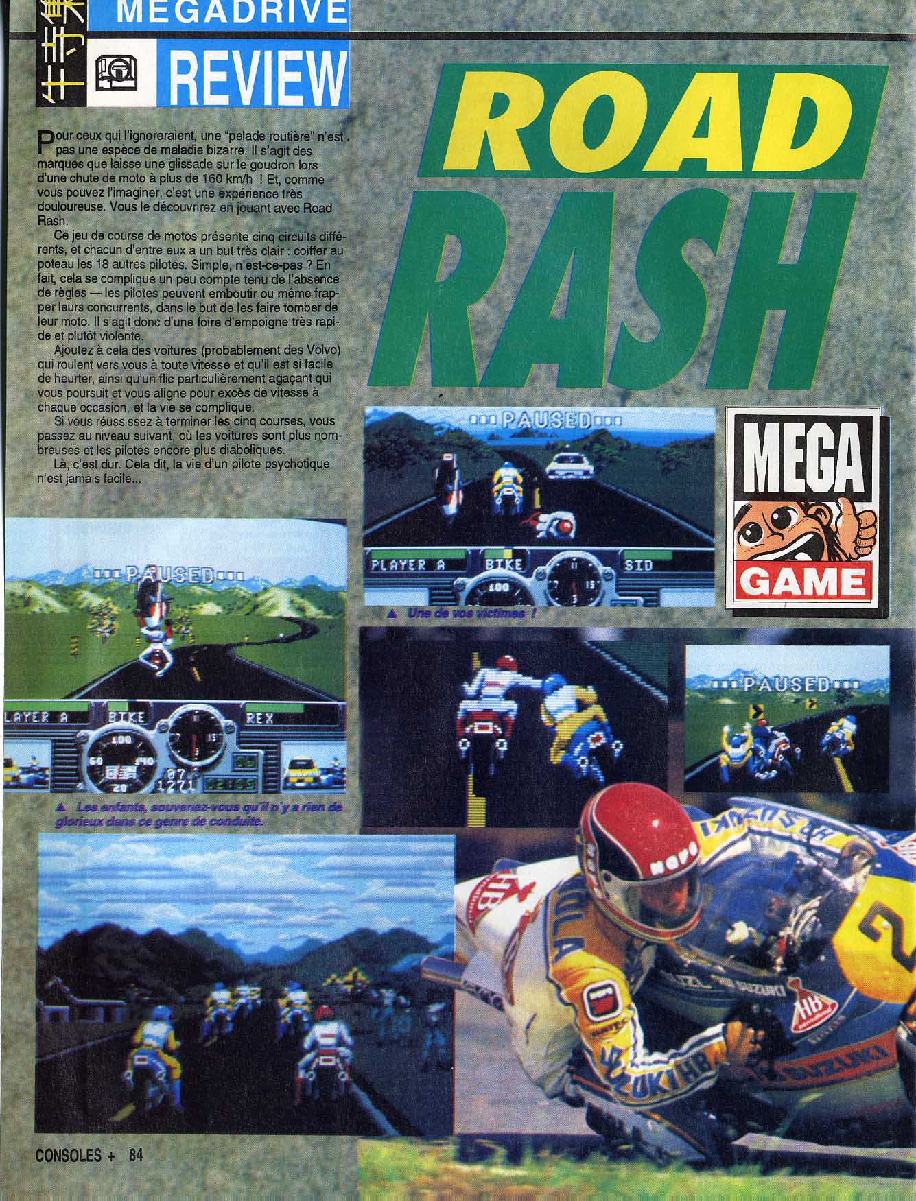 Road Rash - 01 - Albums des jeux - RomStation