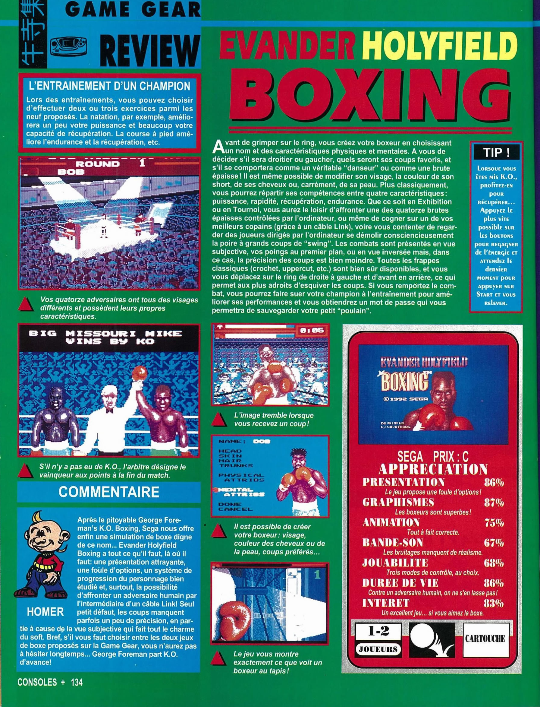 Evander 'Real Deal' Holyfield's Boxing - Albums des jeux - RomStation