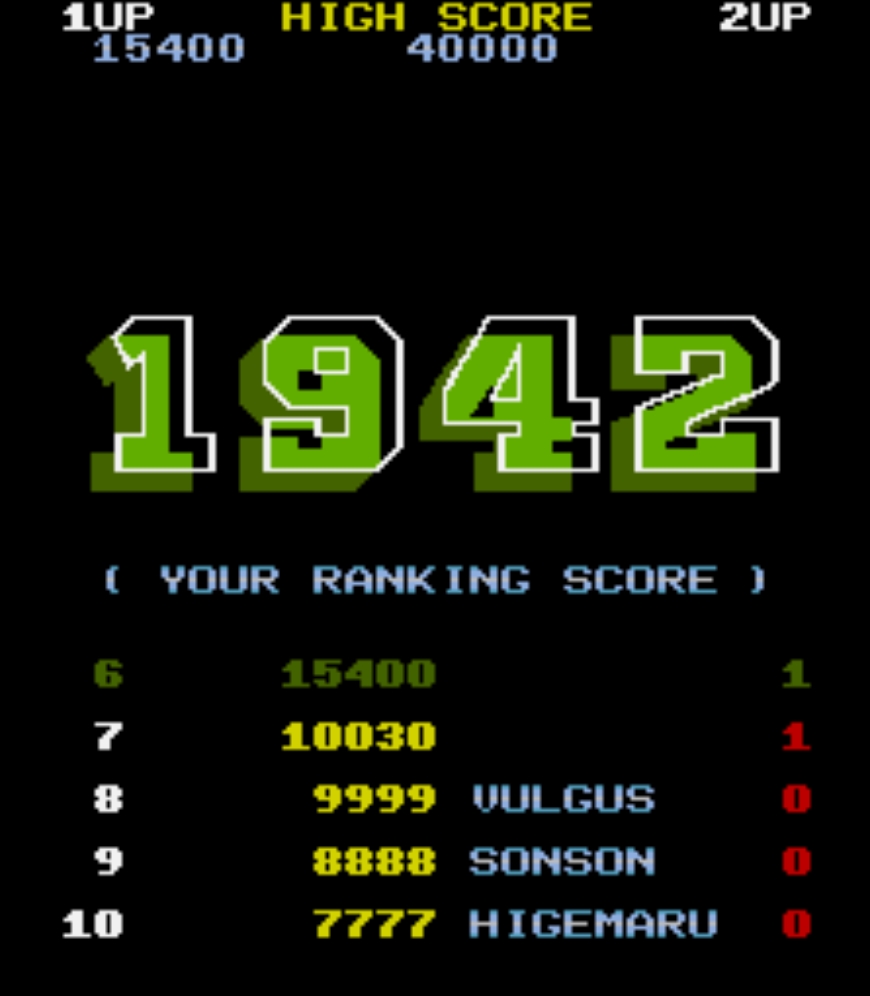 1942 game over.jpg - Albums des jeux - RomStation